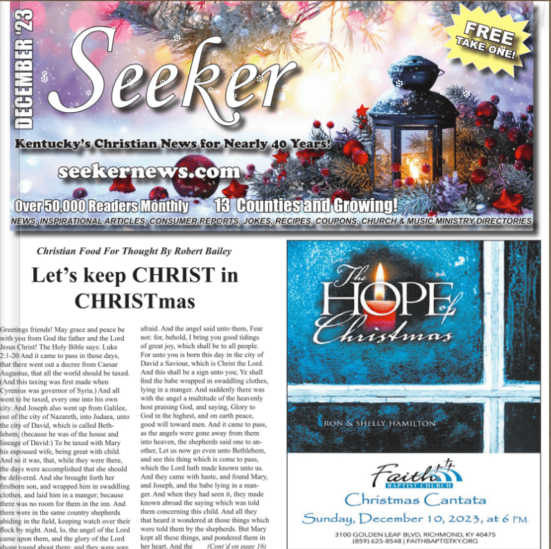 Welcome To The Seeker Christian News – Seeker News Magazine